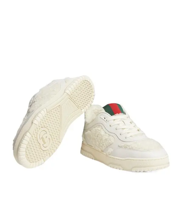 Gucci Web Detailed Panelled Sneakers