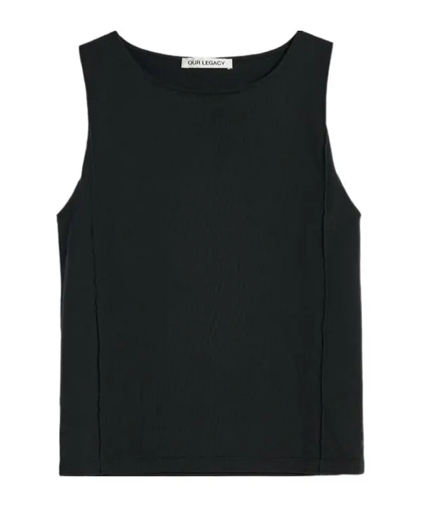 Our Legacy Fair Isle Sleeveless Cut-out Top