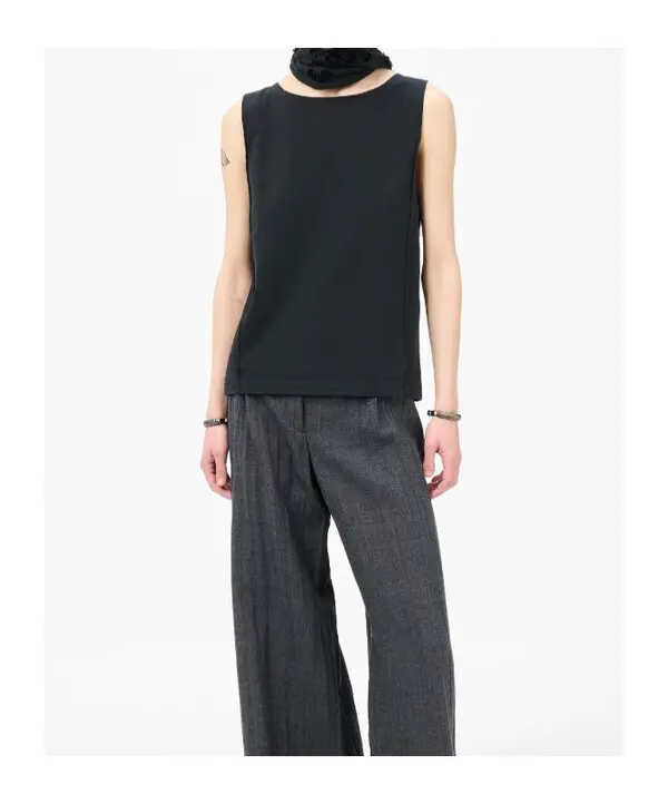 Our Legacy Fair Isle Sleeveless Cut-out Top