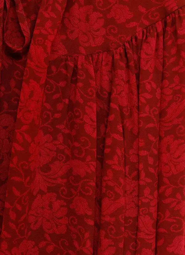 Dries Van Noten Round Neck Long Sleeve Top