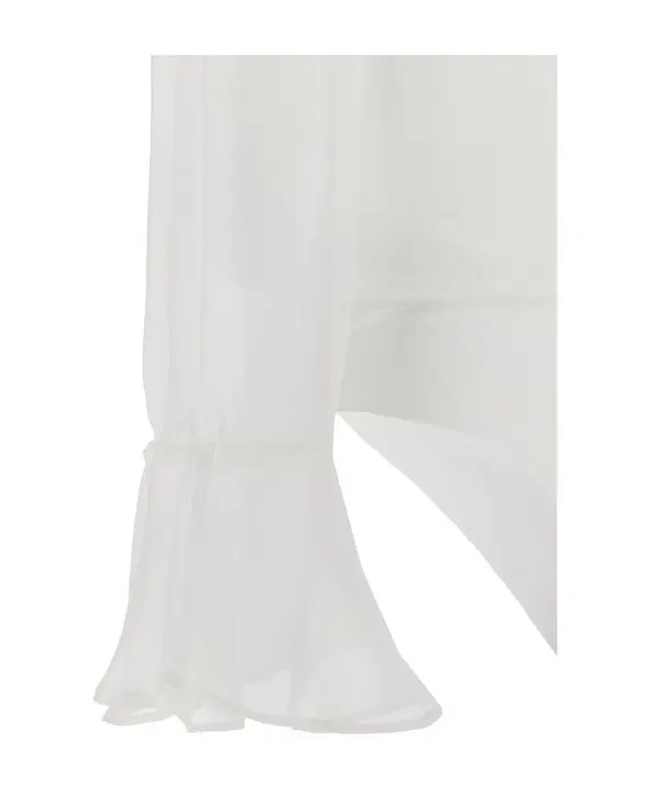 Pinko Long-sleeve V-neck Bodysuit With Ruffled Cuffs