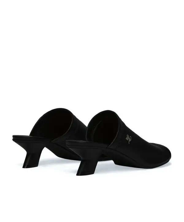 COURREGES Wet Stretch Mules - Black