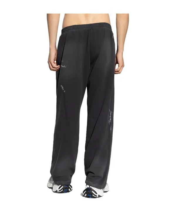 Balenciaga Logo Patch Baggy Sweatpants