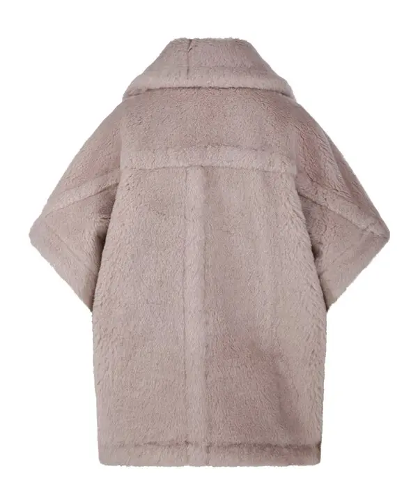 Max Mara Short Sleeved Zip-up Coat - Nude