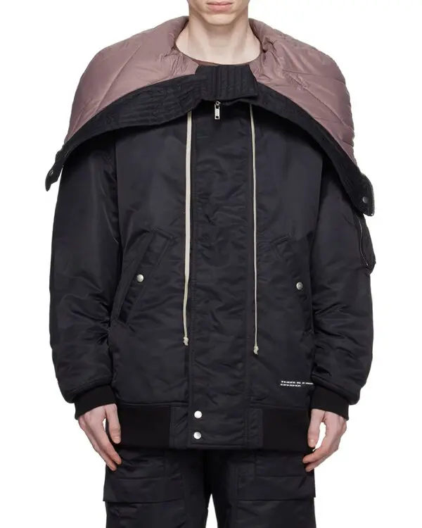Rick Owens Logo-patch Hooded Jacket