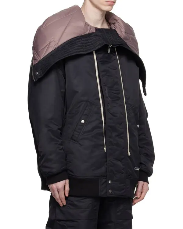 Rick Owens Logo-patch Hooded Jacket