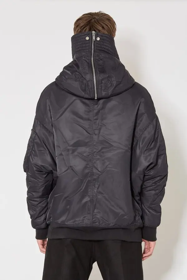 Rick Owens Logo-patch Hooded Jacket