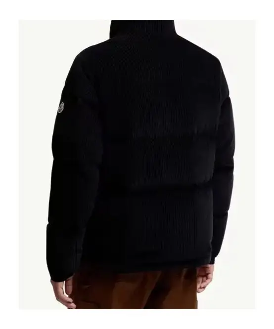 Moncler Serrant Padded Jacket With Stand Collar And Zip Fastening