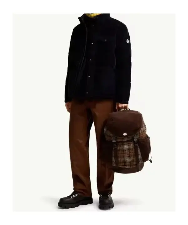 Moncler Serrant Padded Jacket With Stand Collar And Zip Fastening
