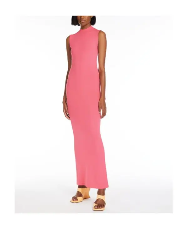 Sportmax Sleeveless Cut-out Maxi Dress - Pink
