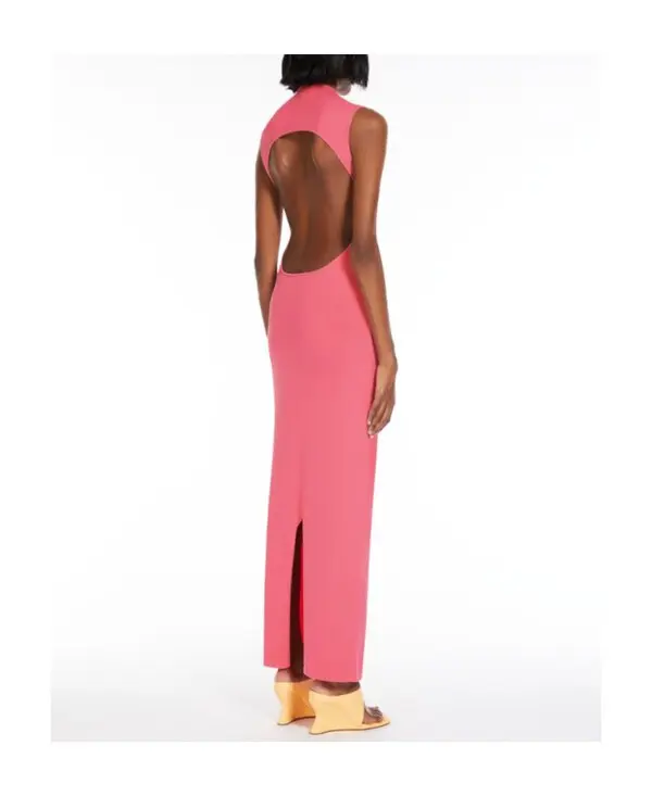 Sportmax Sleeveless Cut-out Maxi Dress - Pink