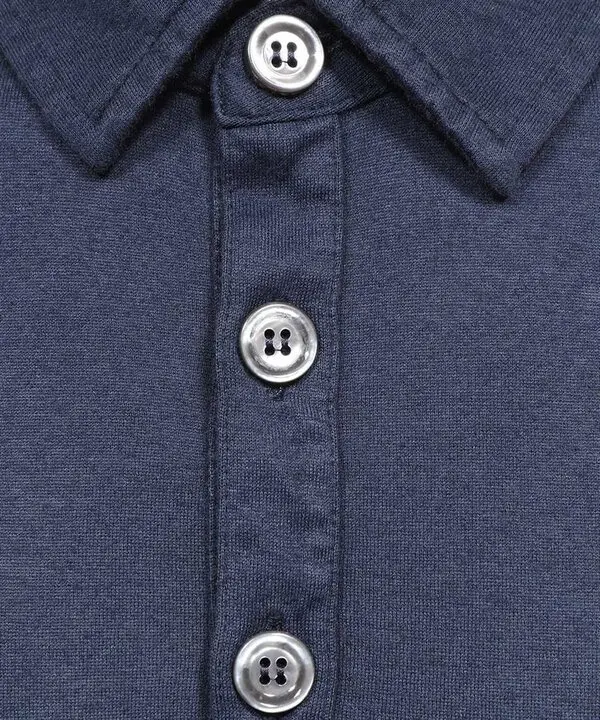 Kiton Short-sleeved Polo Shirt - Blue