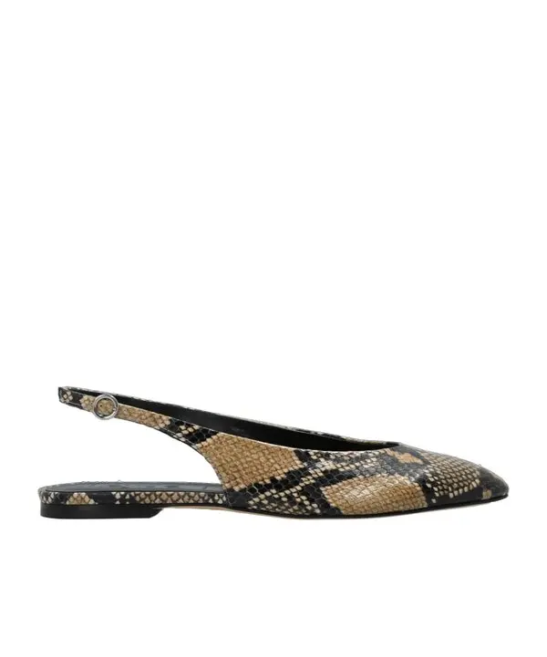 AeydĒ Amelia Slingback Flats - Hazelnut