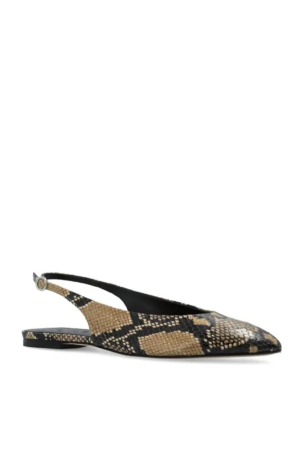 AeydĒ Amelia Slingback Flats - Hazelnut