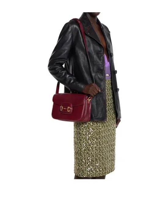 Gucci Horsebit 1955 Aura Small Shoulder Bag