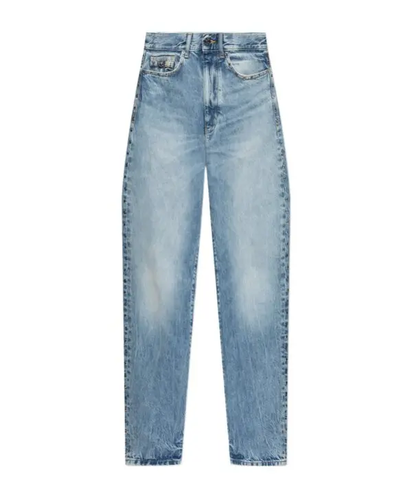 Versace Logo-patch Studded Jeans