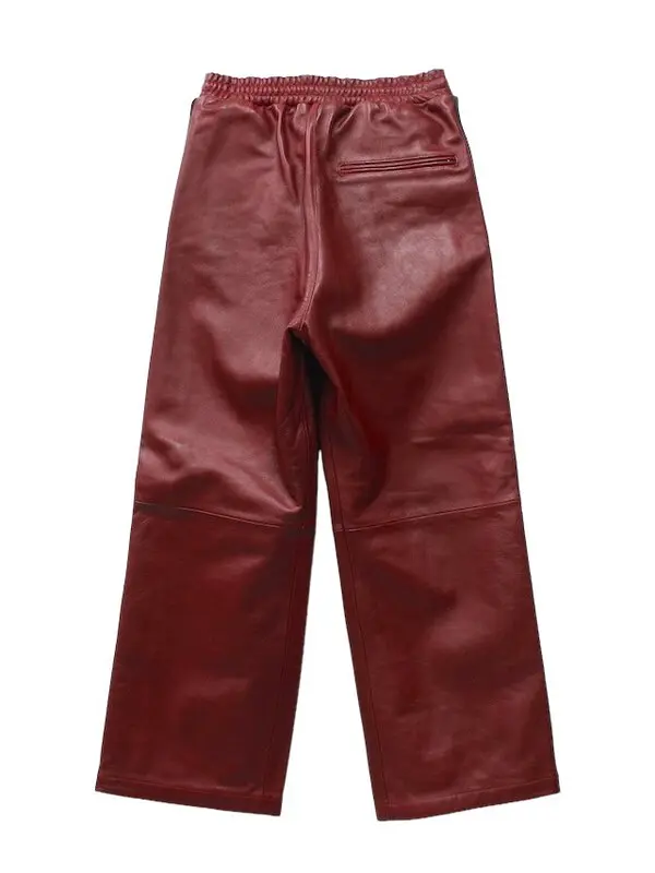 DOUBLET Grained Sheepskin Basketball Pants With D-ring Detail