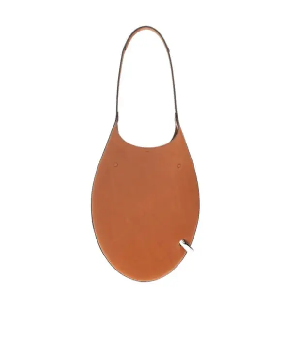 Tory Burch Small Pierced Shoulder Bag - Brown