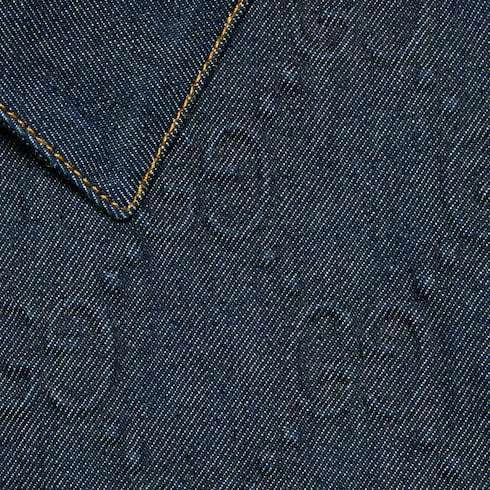 Gucci Collared Button-up Denim Jacket