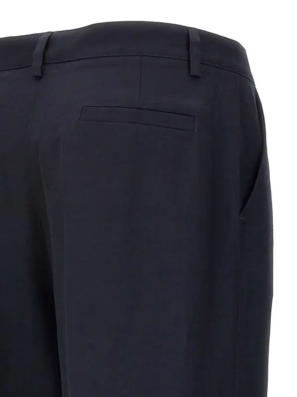 P.a.r.o.s.h Wide-legged Casual Pants - Black