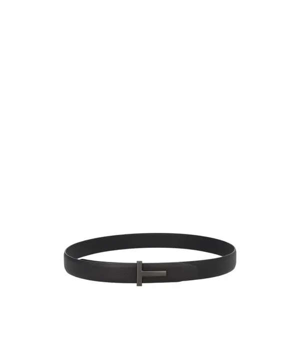 TOM FORD Logo Buckle Belt - Black