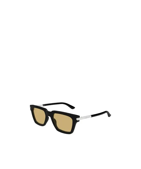 Alexander McQueen Square Frame Sunglasses - Black
