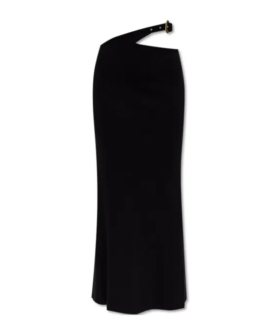 Versace Asymmetric Belted Skirt - Black