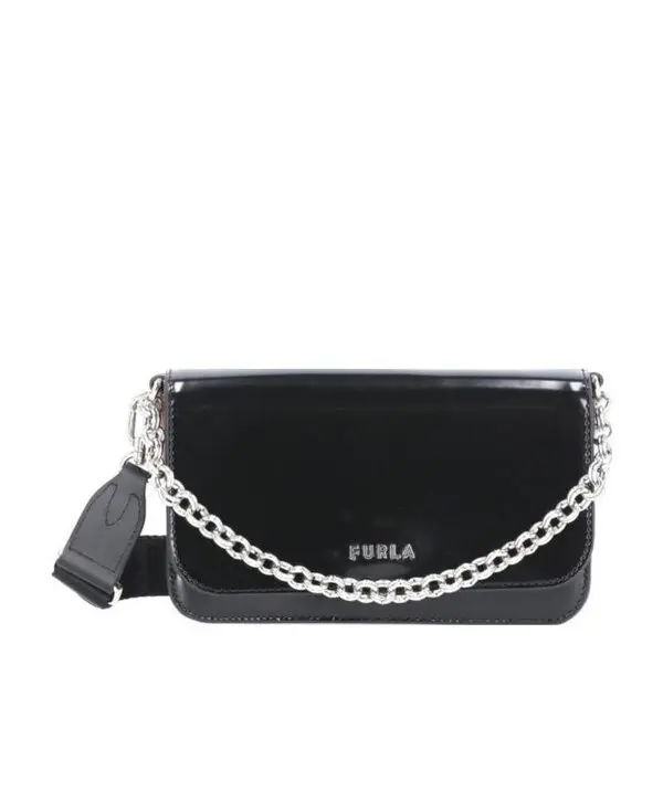 Furla Logo Mini Woc - Black