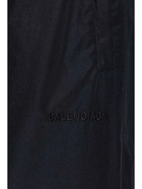 Balenciaga Drawstring Straight-leg Trousers