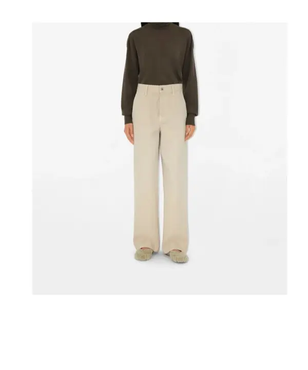 Burberry Square Toe Slip-on Ballerinas