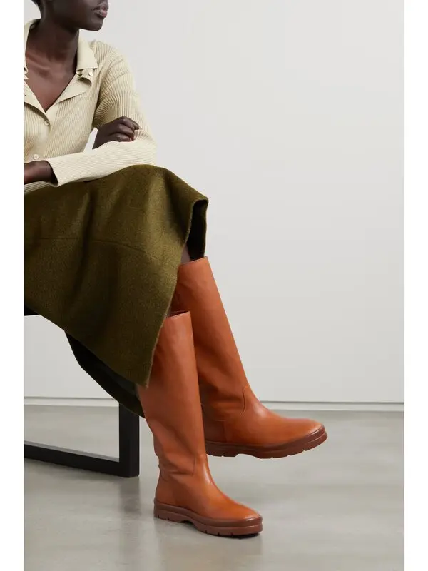 THE ROW Round Toe Flat Boots