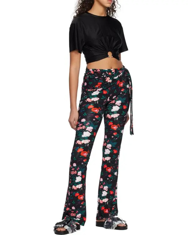 Rabanne Printed Slim Fit Pants