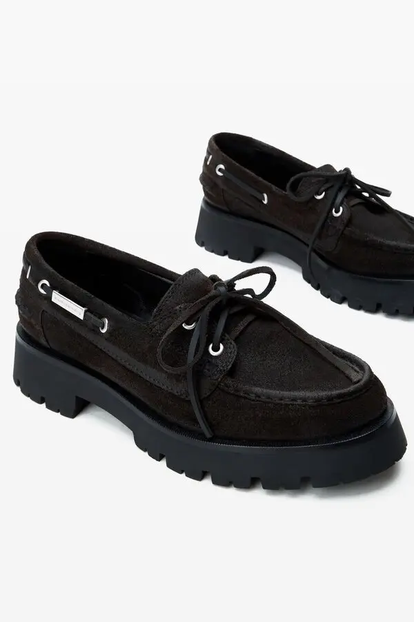 Alexander Wang Carson Boat Loafers - Brown
