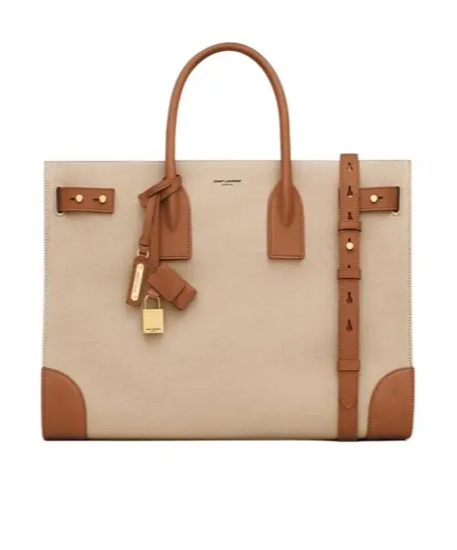 Saint Laurent Sac De Jour Top Handle Bag - Beige/brick