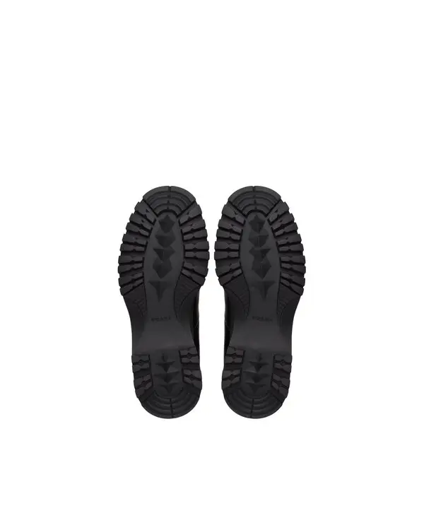Prada Brixxen Lace-up Ankle Boots