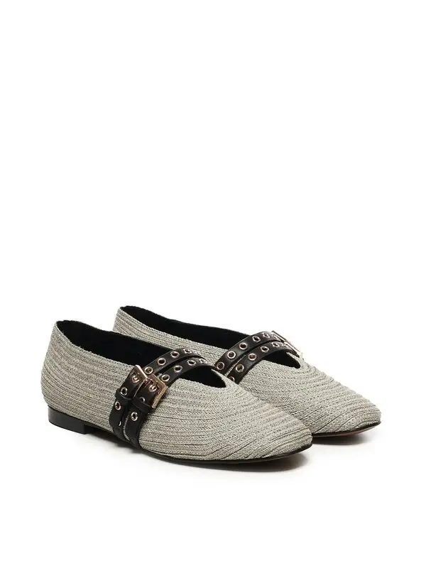 BIBI LOU Buckled Tapered Flat