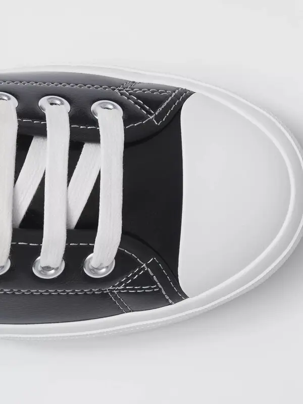 Burberry High-top Sneakers With Porthole Detail