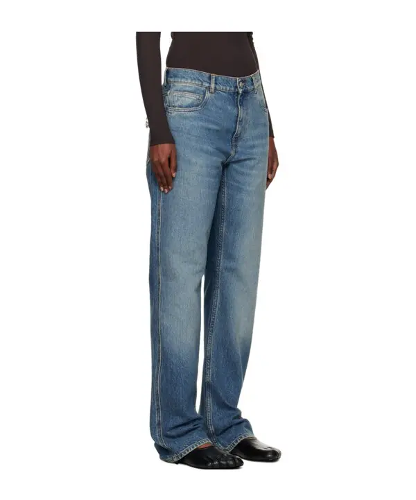 Coperni Mid-rise Logo Detail Jeans