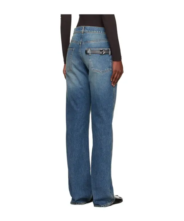 Coperni Mid-rise Logo Detail Jeans