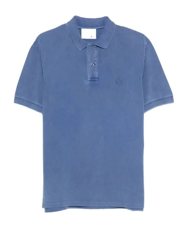 Isabel Marant Étoile Embroidered Logo Polo Shirt