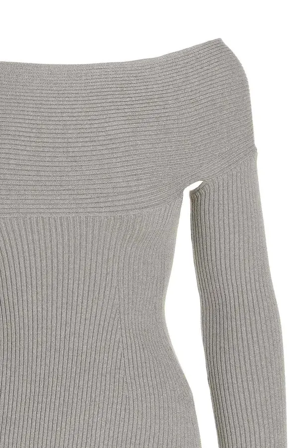 Khaite Salma Open-back Top - Gray