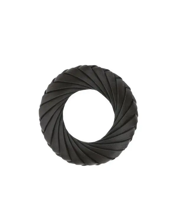Bottega Veneta Intrecciato Leather Bracelet - Black