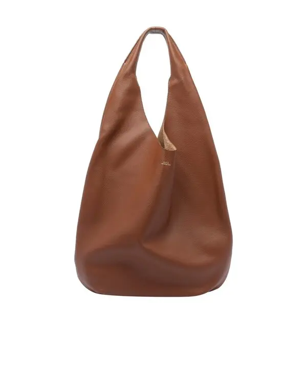 A.p.c. Le Neige Hobo Shoulder Bag - Brown