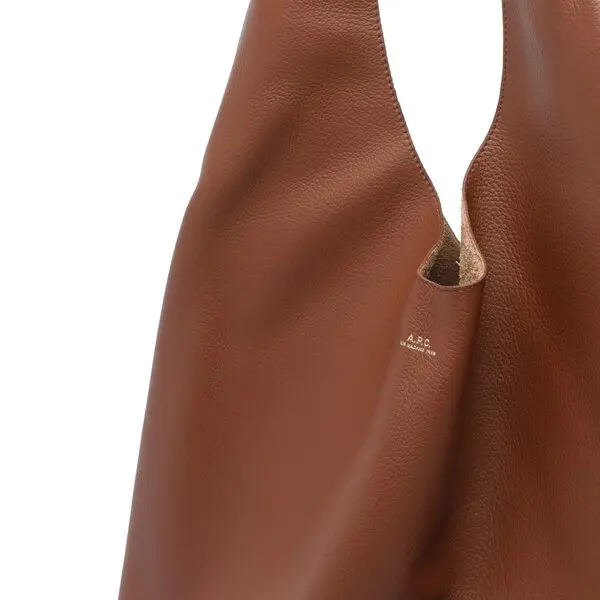 A.p.c. Le Neige Hobo Shoulder Bag - Brown