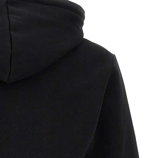 Lacoste Embroidered Logo Drawstring Hoodie - Black