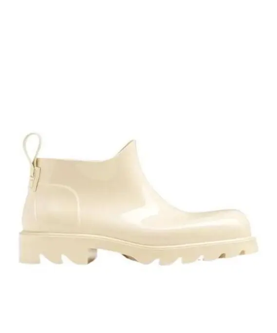 Bottega Veneta Stride Ankle Boots - Sea Salt