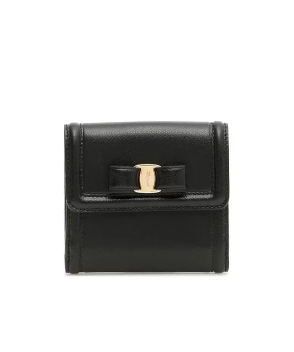FERRAGAMO Credit Card Case - Black