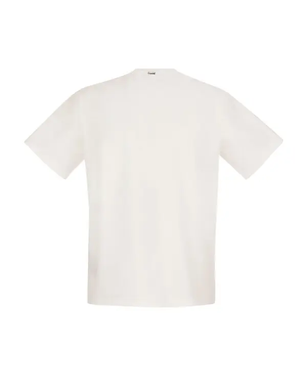 Herno Stretched Crewneck T-shirt - White