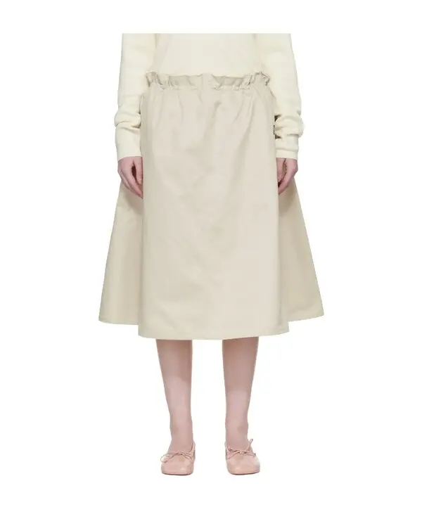 MAISON MARGIELA Midi Skirt - Beige