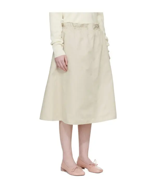 MAISON MARGIELA Midi Skirt - Beige